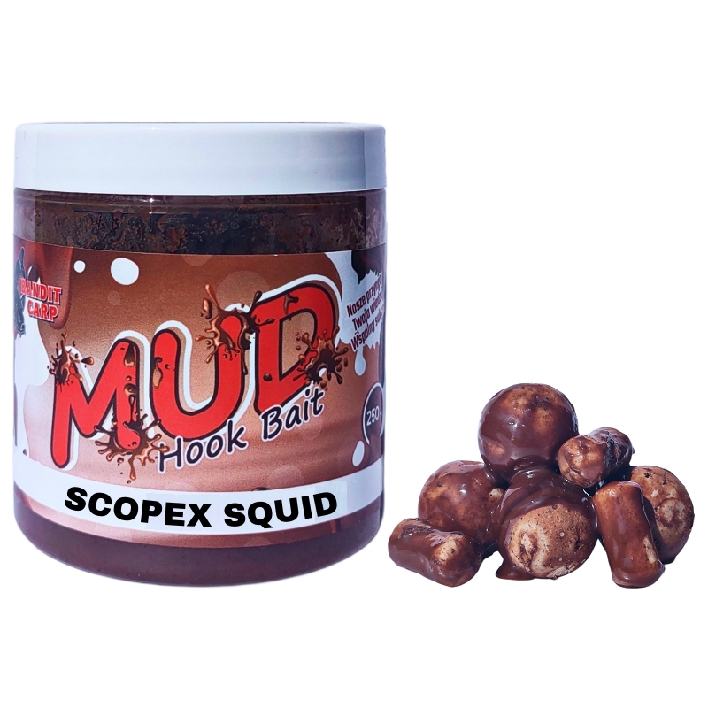 BANDIT CARP Kulki przynętowe MUD Scopex Squid 18mm - Carpride.pl