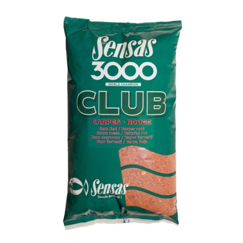 SENSAS Zanęta 3000 Club Carpes Rouge 1kg - Carpride.pl